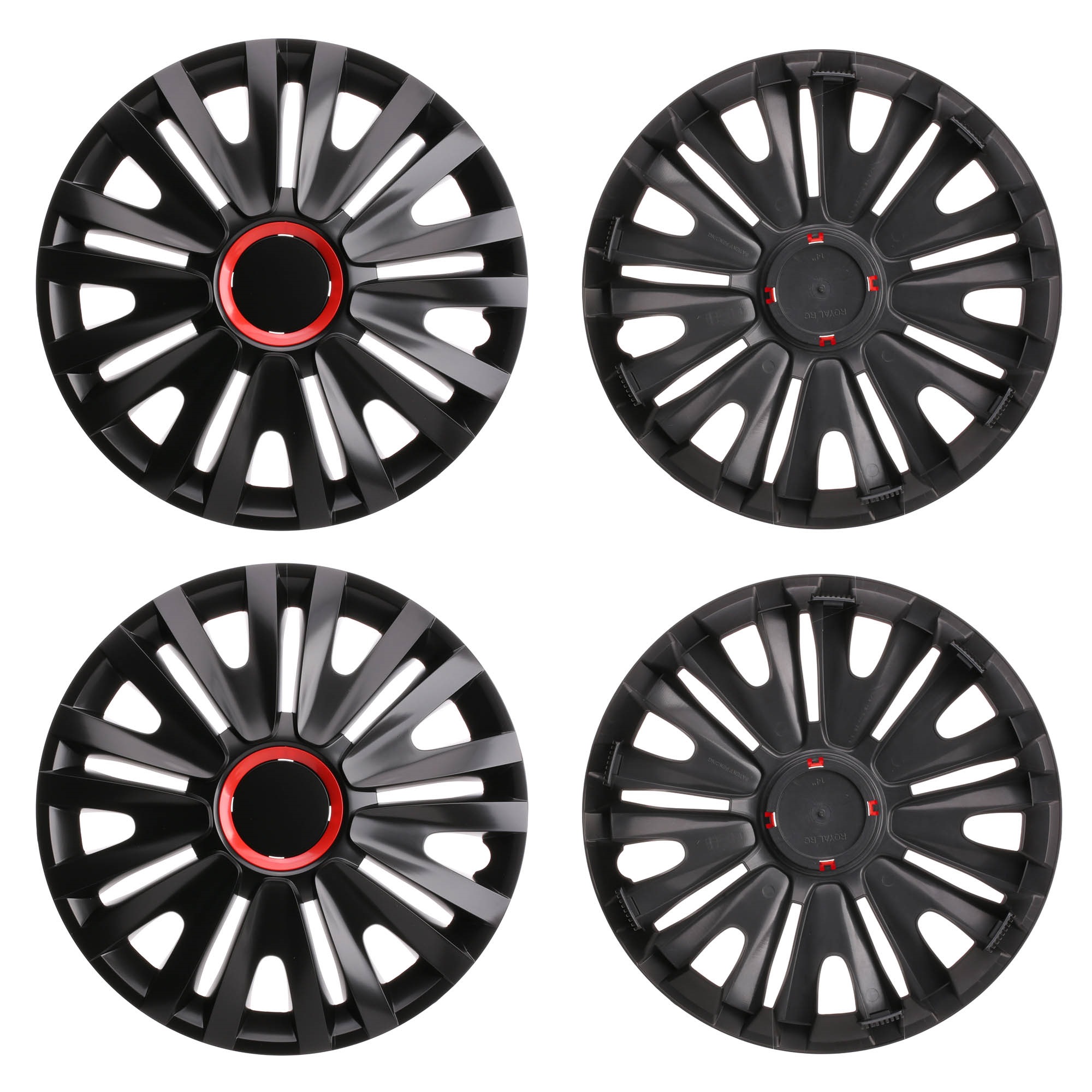 100009A0024P RIDEX PLUS Wheel trims 14 Inch, Black, Red 100009A0024P ...